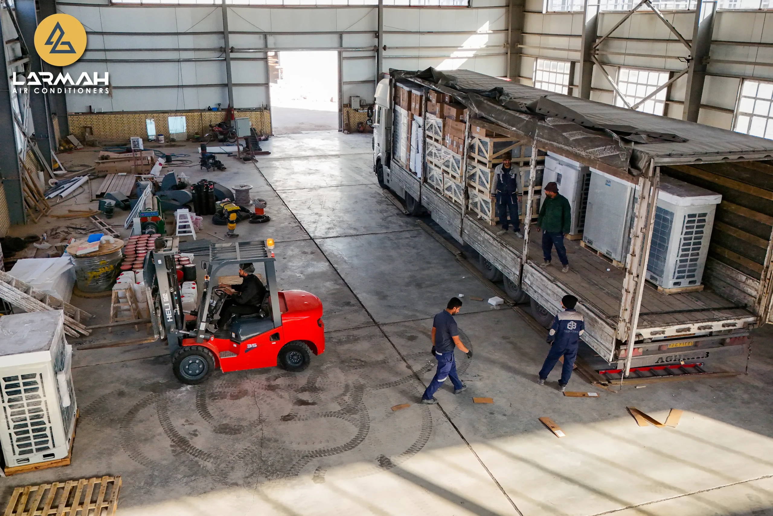 Delivery of equipment to the Axon Kimia Arvand project | Khuzestan ...
